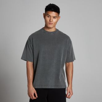 MyProtein T-shirt oversize en coton d&eacute;lav&eacute; MP homme - Gris fonc&eacute; - XS