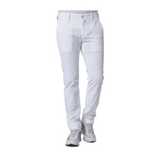 Jacob Cohen Wei&szlig;e Cord Slim Fit Hose - - Trousers - Herren - Wei&szlig; - W30