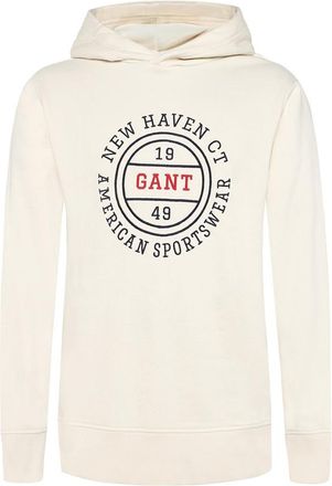 GANT Casual Hoodie aus einem Baumwollmix mit runder Label-Stickerei in