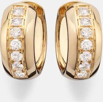 Stone and Strand Boucles doreilles en or 14 ct et diamants