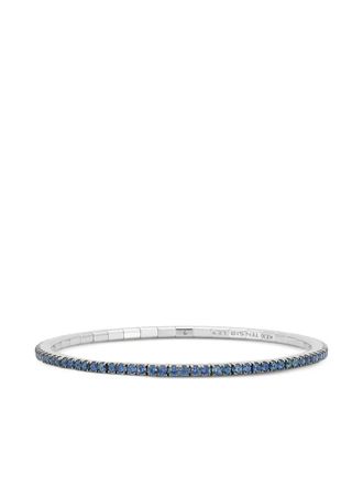 Roberto Demeglio bracelet en or blanc 18ct serti de saphir - Argent