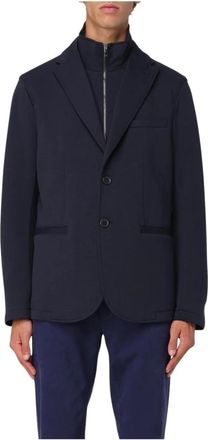 A|X Armani Exchange Moderne Lagen Blazer Jacke - - Jackets - Herren - Blau - M