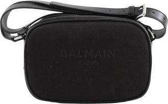Balmain Canvas Crossbody Bag - - Bags - unisex - Schwarzk - ONE SIZE