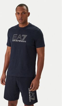 Emporio Armani T-Shirt 7M001307 AF10375 Dunkelblau Regular Fit