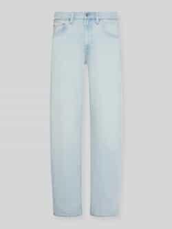 Calvin Klein Jeans Straight Fit Jeans aus reiner Baumwolle im 5-Pocket-Design