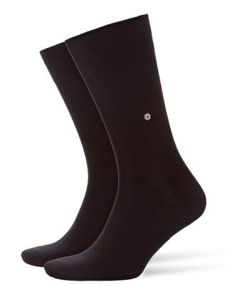 Burlington 2er Pack unifarbene Socken aus einem Baumwollmix in