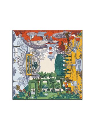 Inou&iuml; Editions Square 100X100 Cm Quatre Saisons Scarf