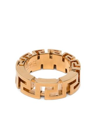 Versace geometric ring - Gold