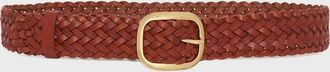 Gerard Darel Ceinture tress&eacute;e en cuir - AMARA - Tan