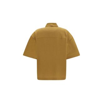 Saint Laurent Womens Bicolor Cotton Polo Shirt