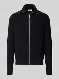 Marc O'Polo Denim Strickjacke mit Zweiwege Rei&szlig;verschluss