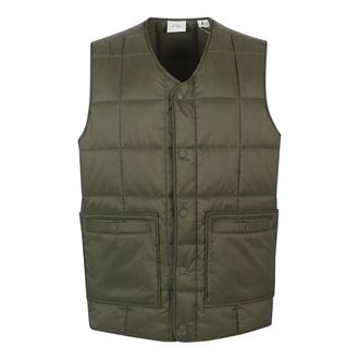 Les Deux Homme, Vestes, Vert, Taille: M Matt Quilted Vest