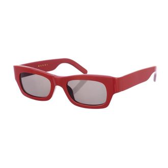 Marni Rechteckige Sonnenbrille - - Accessories - Damen - Rot - ONE SIZE