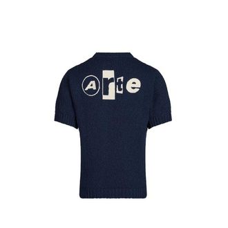 Arte Pull maille manches courtes en coton