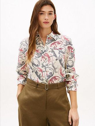 Tommy Hilfiger Chemise oversize en pur lin