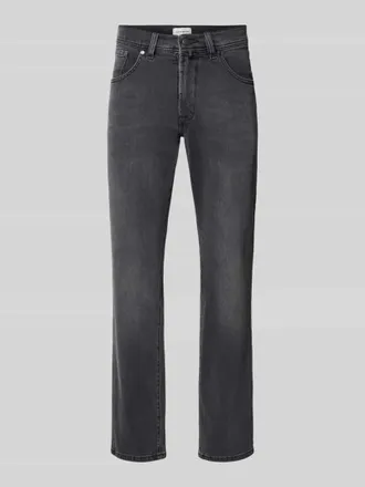 Pierre Cardin Straight Fit Jeans aus elastischem Baumwoll-Mix Modell Dijon
