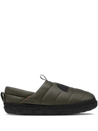 The North Face mules Nuptse &agrave; design matelass&eacute; - Vert