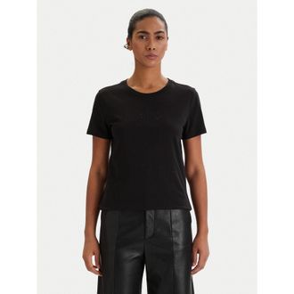 A|X Armani Exchange T-Shirt XW001459 AF10356 UC001 Schwarz Regular Fit