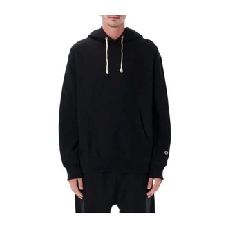 Champion Homme, Sweatshirts et sweats &agrave; capuche, Noir, Taille: M Hooded SweaT-shirt