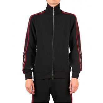 Alexander McQueen Mens Black Viscose Sweatshirt Clothing