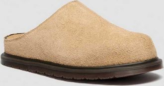 Dr. Martens San Hairy Wildleder Mules in Br&auml;unen, Gr&ouml;&szlig;e: 36