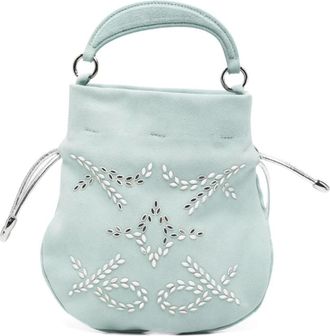 Orciani Femme, Sacs, Bleu, Taille: ONE Size Peach Gem Acq Bucket Bag