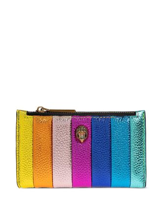 Kurt Geiger portefeuille pliant Kensington à rayures - Bleu