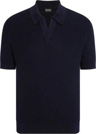 Ermenegildo Zegna Homme, Tops, Bleu, Taille: M Polo Classique