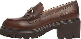 Nero Giardini I513981D Mocassins Femme en Cuir - Marron Fonc&eacute; 36 EU