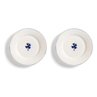 &Klevering Assiettes en gr&egrave;s Anouk - Set de 2 &Klevering