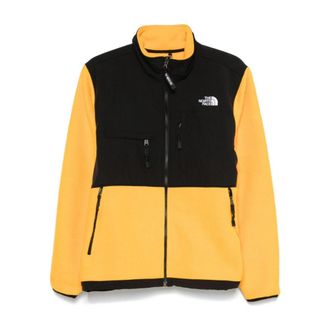 The North Face Sonnenblumen Fleece Pullover mit Rei&szlig;verschluss - - Sport - Herren - Gelb - XS