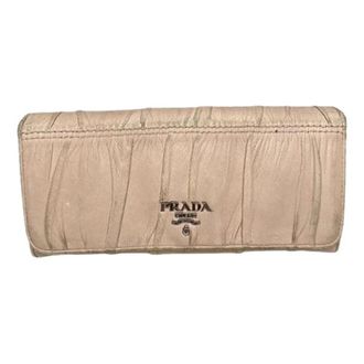 Prada Pre-owned Vintage Leder Portemonnaie - - Pre-owned - Damen - Rosa - ONE SIZE