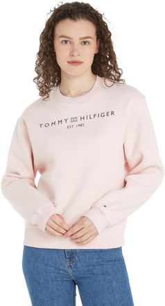 Tommy Hilfiger Damen Sweatshirt Mdrn Reg Corp Logo C-Nk Swtshrt ohne Kapuze, Rosa (Whimsy Pink), XXL