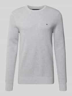Tommy Hilfiger Regular Fit Strickpullover aus reiner Baumwolle