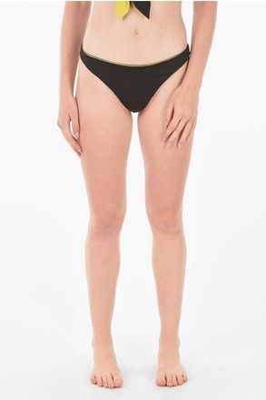 Diesel Printed Logo High-cut Bikini Slip size M