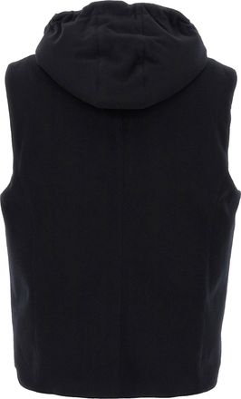 Brunello Cucinelli Padded Wool Vest - Black