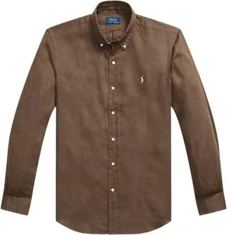 Polo Ralph Lauren Homme, Chemises, Brun, Taille: M Casual Shirt