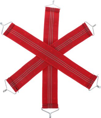 Valiclud 3 Stück-Pack Verstärkungsgurte Gummi Für Relaxsessel Elastisch Reißfest Rot Stuhlzusatz