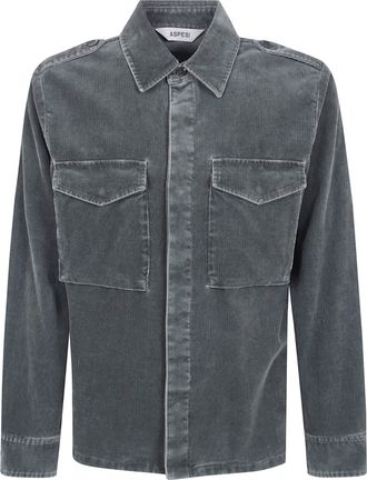 Aspesi Shirt Olive Field
