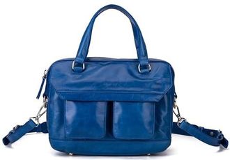 Kate Lee Sac à main en cuir Mini Fiona bleu Femme, moyen