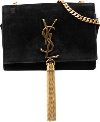 Saint Laurent Sac bandouli&egrave;re &agrave; cha&icirc;ne Pre-owned - Femme - Pre-owned - Noir - Taille: ONE Size