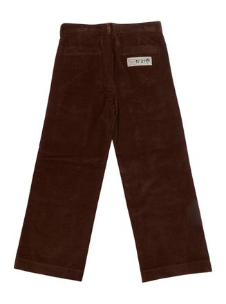 N&deg;21 Boys Trousers Cotton Brown