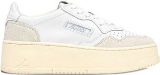 Autry Femme, Chaussures, Blanc, Taille: 40 EU Baskets Basses Plateforme