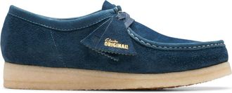 Clarks Herren Schuhe Wallabee, Wildleder (Marine)