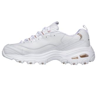 Skechers DLites - Fresh Start 11931-WTRG, Women Sneakers, White, 35 EU