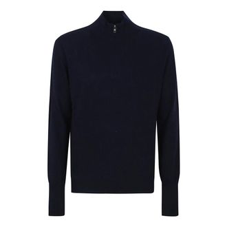 Ballantyne Blaue Kaschmir Strickjacke Aw25 - - Knitwear - Herren - Blau - 2XL