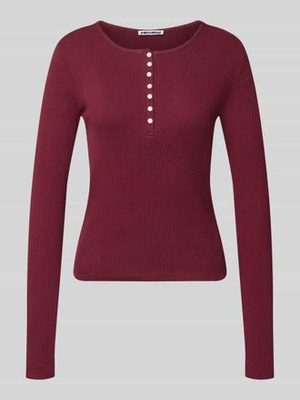 Review Slim Fit Langarmshirt aus reiner Baumwolle