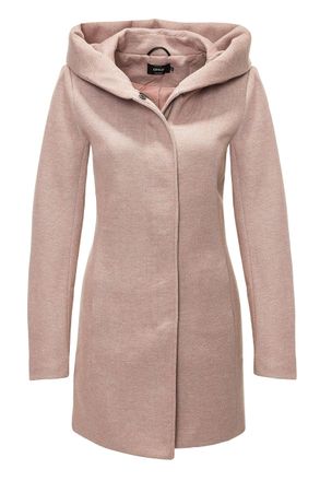 Only Damen Mantel onlSEDONA Light Melange Coat CC OTW 15127881, Gr. 40 (Herstellergr&ouml;&szlig;e: L), Braun (Mocha Mousse Detail:Melange)