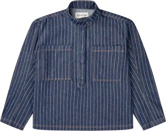 Munthe Femme, Blouses et Chemises, Bleu, Taille: 38 FR Luxa Toppe & T-shirts 1035/25316