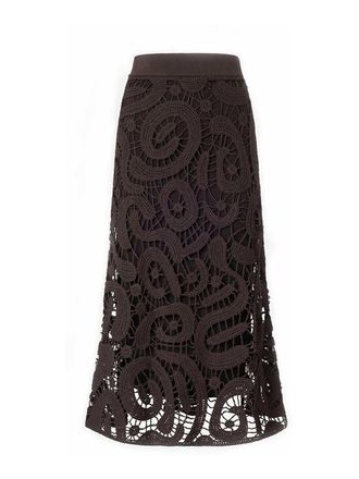 Pinko Jupe Midi - Marron